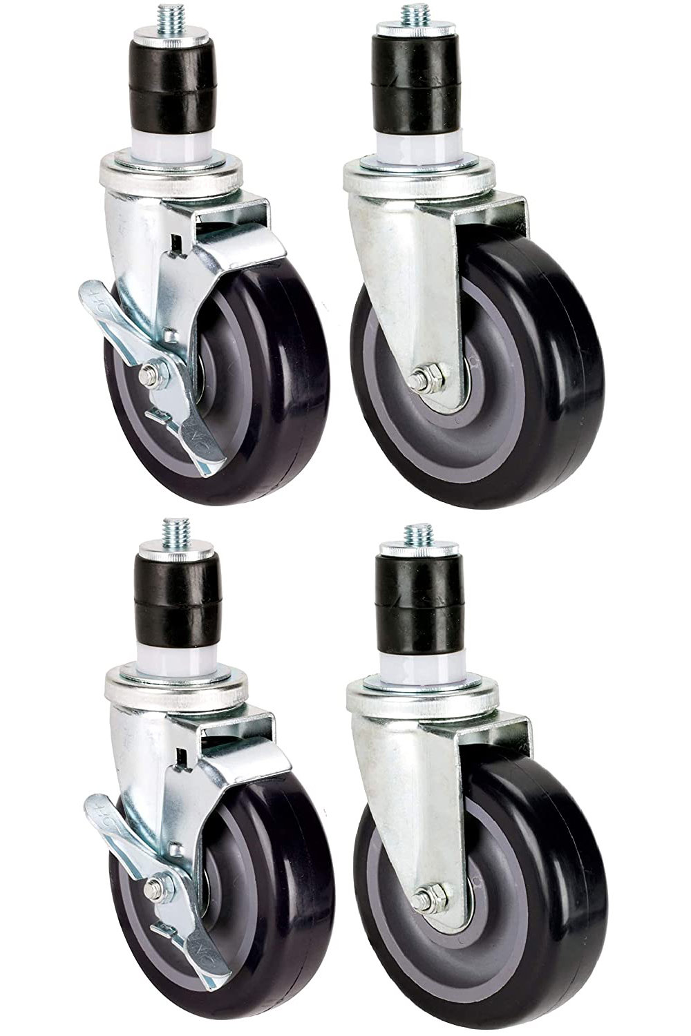 Amgood 4 in. Casters for Prep Table. Expandable Table Wheels & Reviews ...