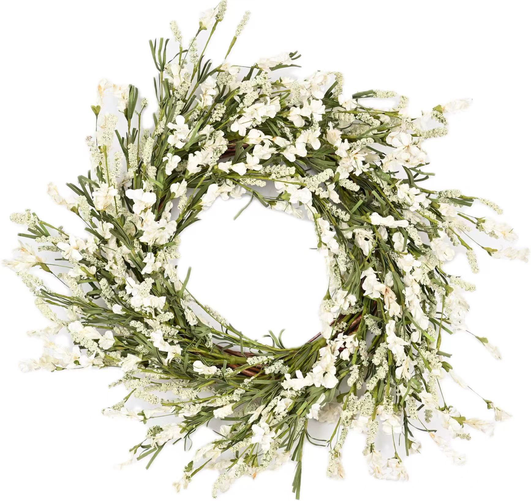 Primrue 26" Blossom Wildflower Spring Front Door Wreath | Joss & Main
