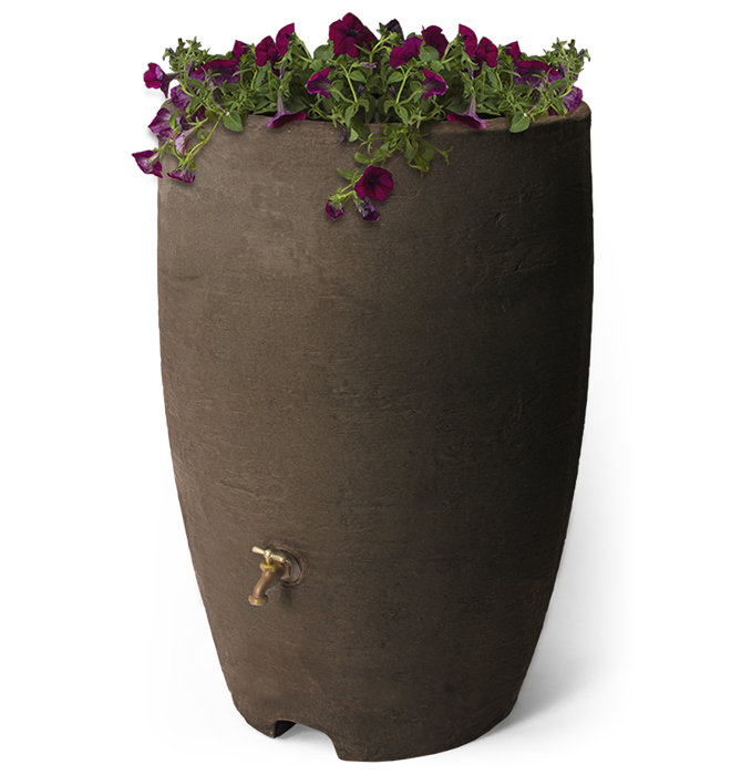 Algreen Athena Plastic Rain Water Collection Drum Barrel & Reviews ...