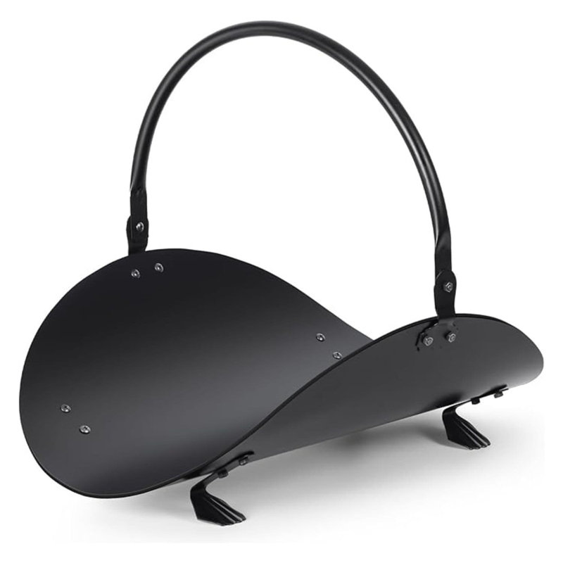 Latitude Run® Indoor Fireplace Log Holder & Wood Carrier | Wayfair