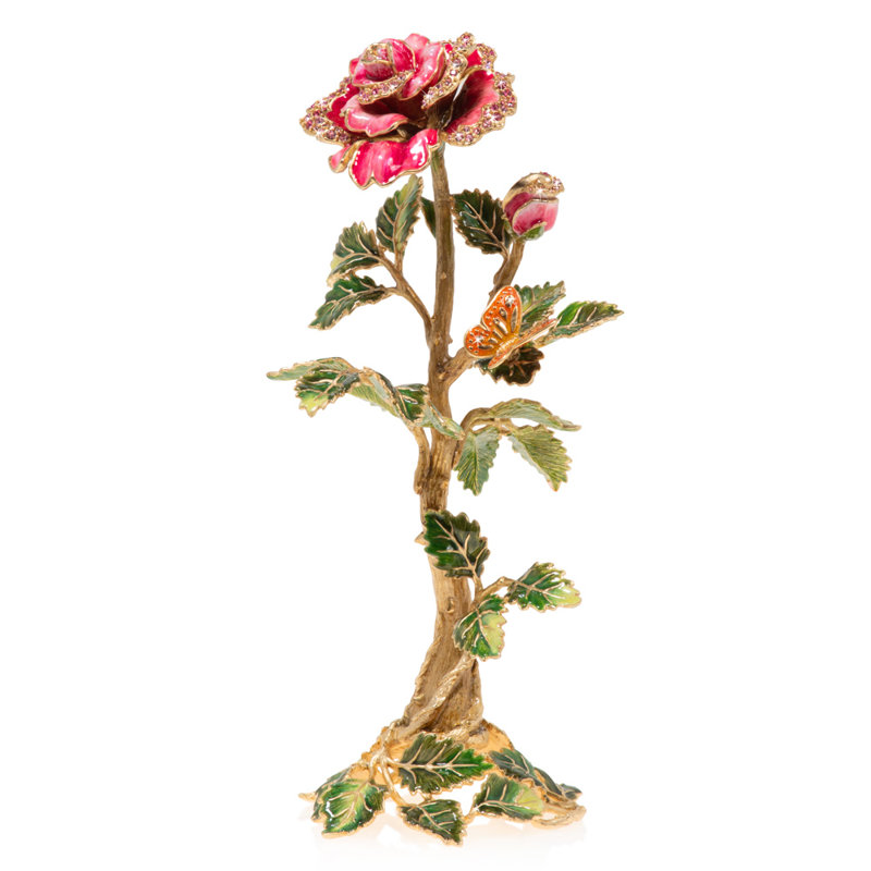 Jay Strongwater Eternity Rose Objet | Perigold