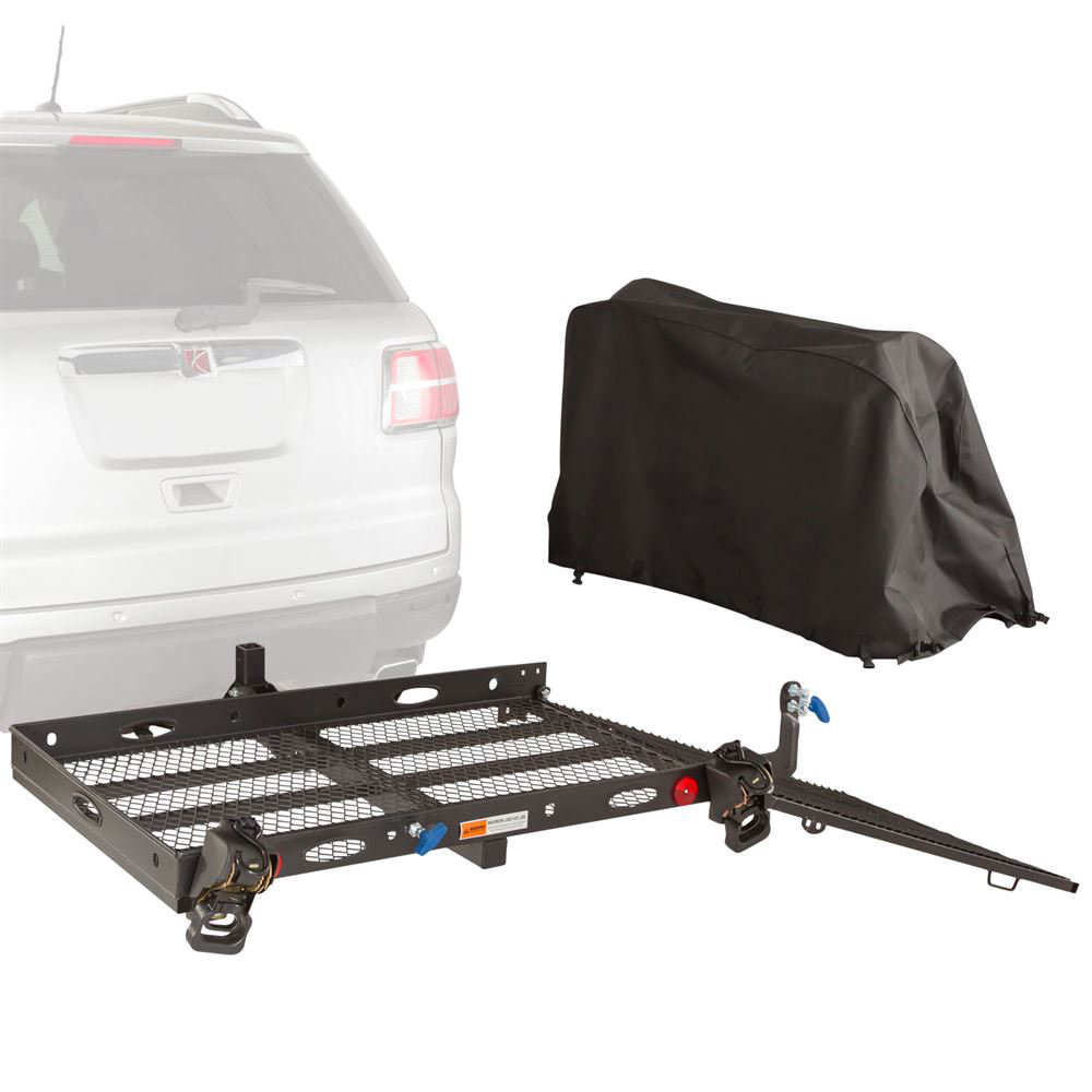 Silver Spring Hitch Mobility Carrier 500 lb Essential Travel And Cover ...