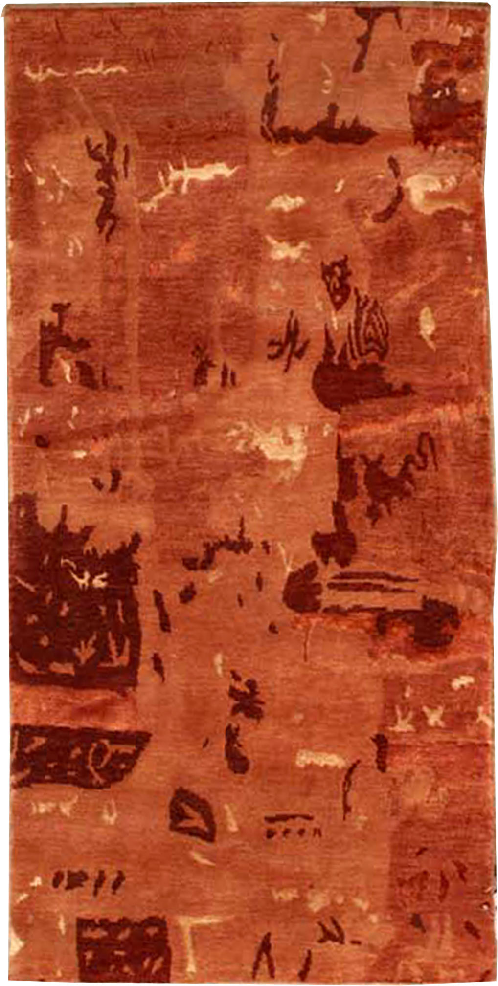 Bokara Rug Co., Inc. Hand-Knotted High-Quality Rust Area Rug | Wayfair