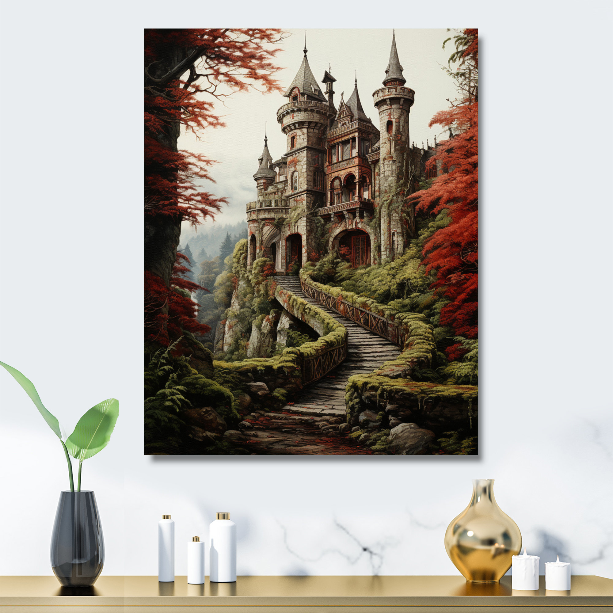 Millwood Pines Castles Contrasting Elements Bold - Castles Metal Wall ...