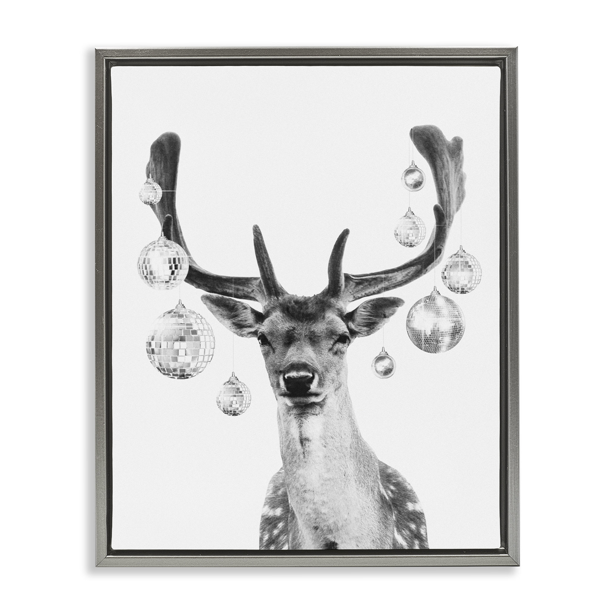 Millwood Pines Disco Balls & Fawn Canvas Wall Art by Victoria Barnes ...