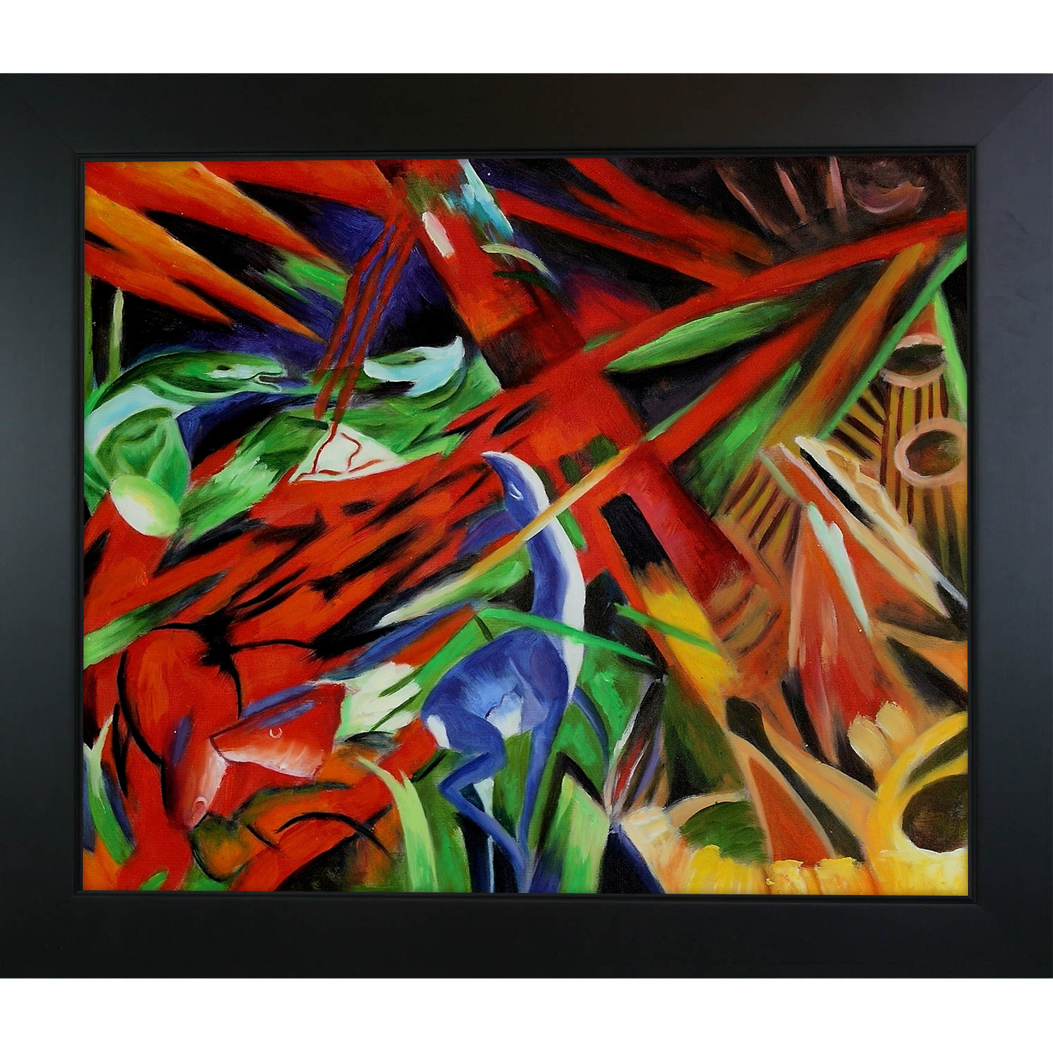 Tori Home Fate of the Animals by Franz Marc Framed Painting | Wayfair