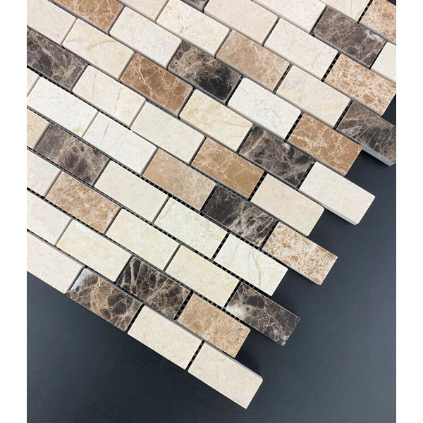 ES Stone 1" x 2" Natural Stone Mosaic Tile & Reviews | Wayfair