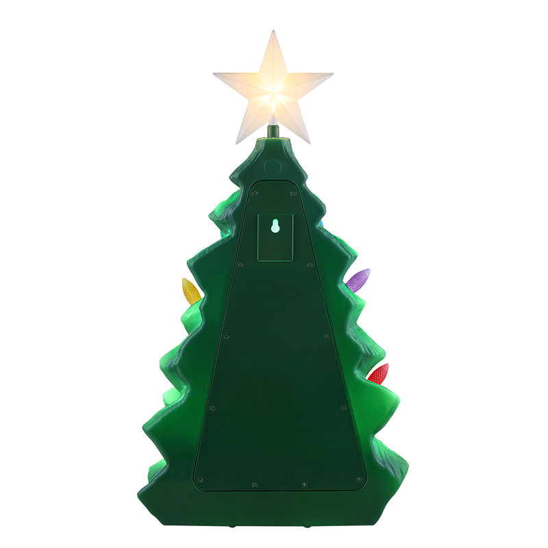Mr. Christmas 24" Outdoor Lit Blow Mold Tree | Wayfair