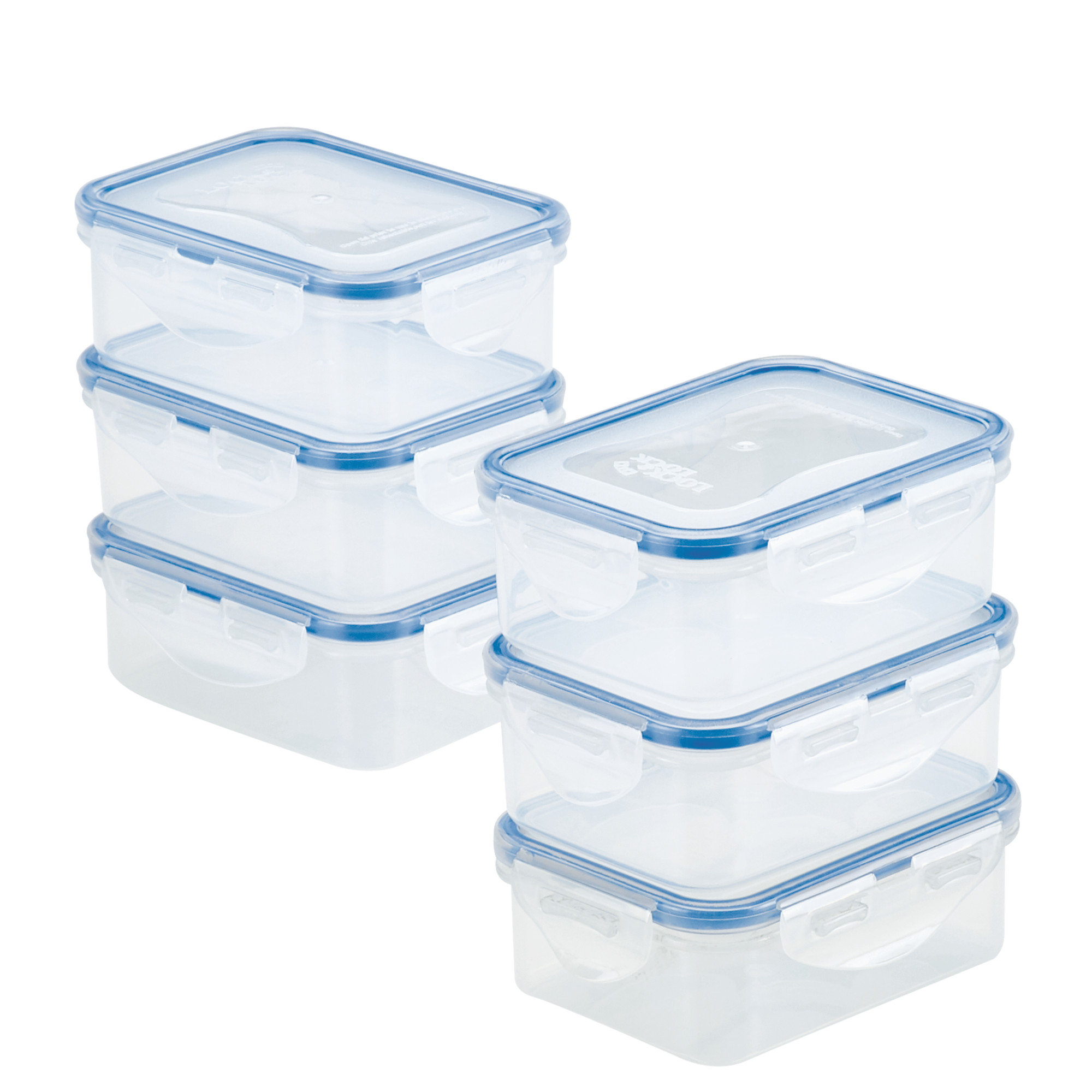 LocknLock Easy Essentials 11-Ounce Rectangular Food Storage Container ...