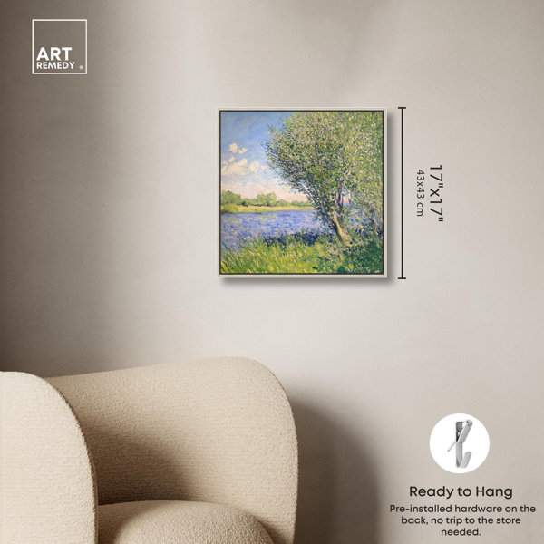 Art Remedy Au bord de la rivière avec Van Gogh, paysages rétro par Art ...