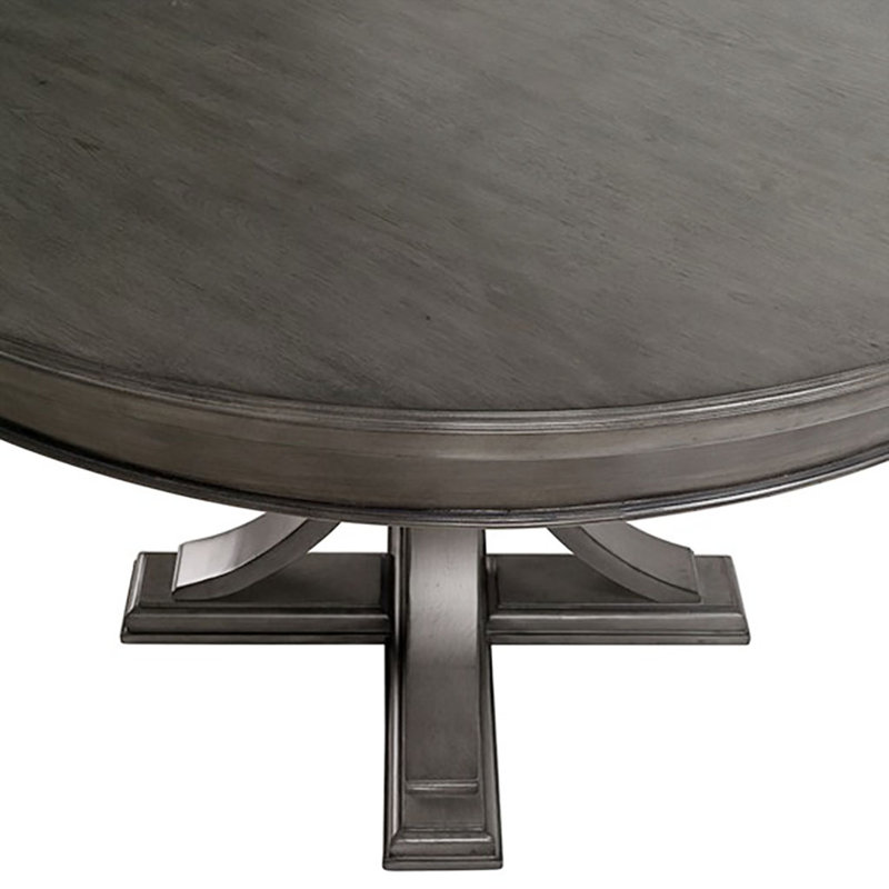 Ophelia & Co. Anastasia Distressed Solid Round Dining Table | Wayfair