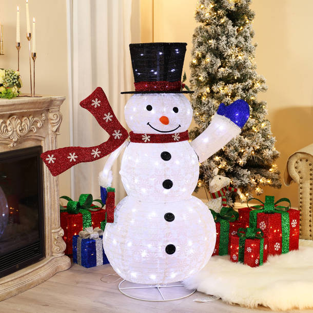The Holiday Aisle® Snowman Lighted Display & Reviews | Wayfair