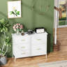 Rebrilliant 5-Drawer Dresser for Bedroom Wide Dresser White TV Stand ...