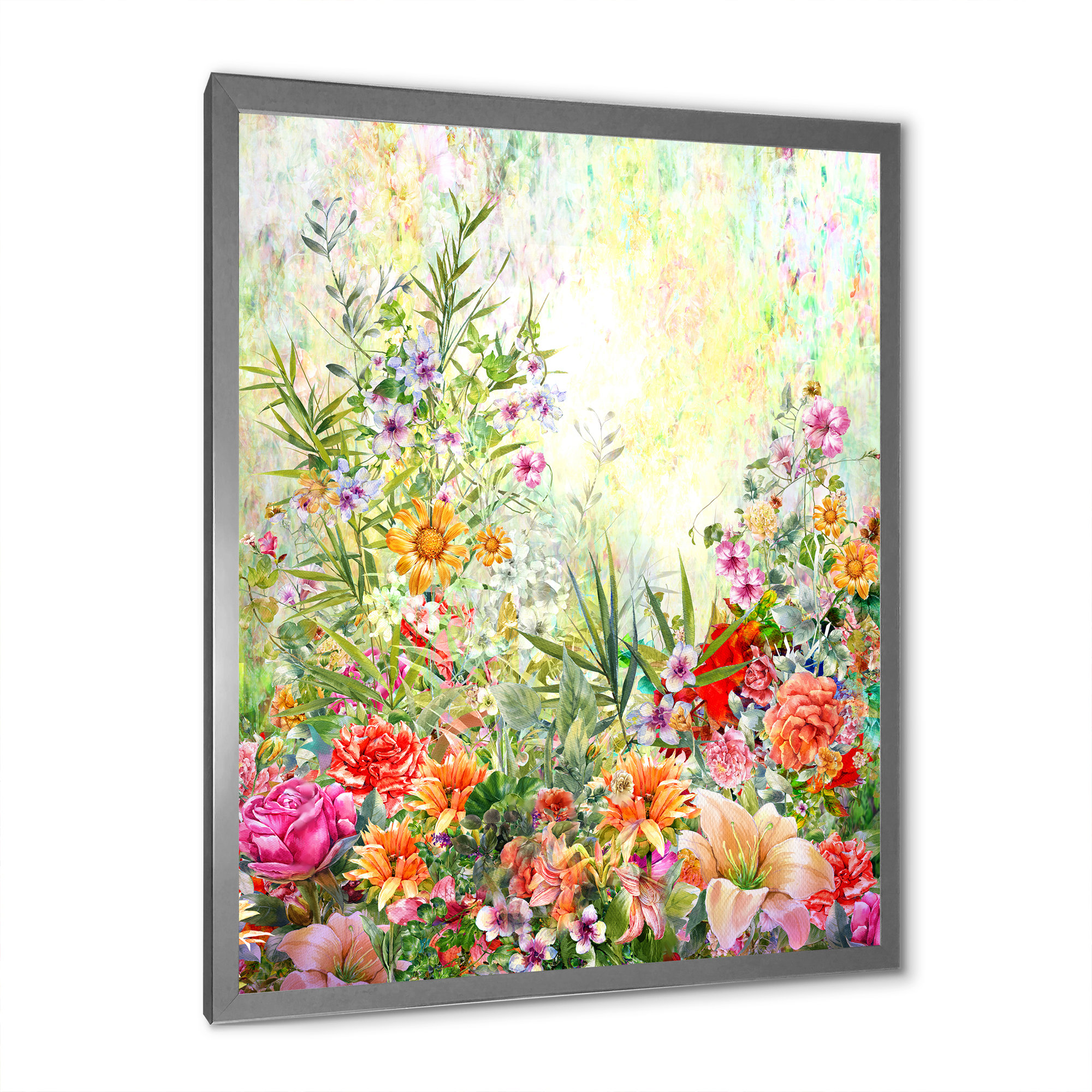 Winston Porter Vintage Spring Garden Flowers IV - Traditional Canvas ...
