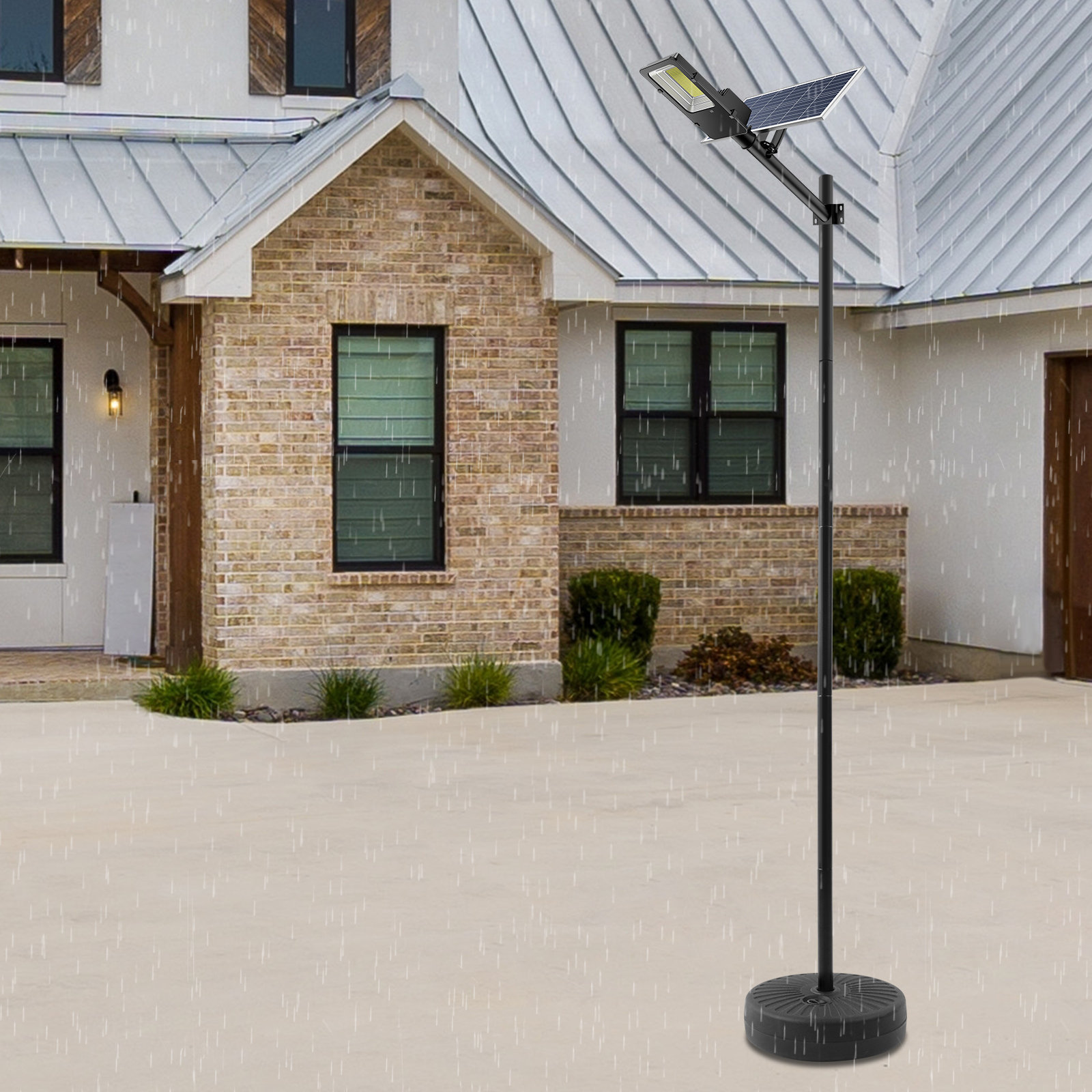 Wrought Studio™ Street Light Pole Street Lamp Post Outdoor Freestanding ...