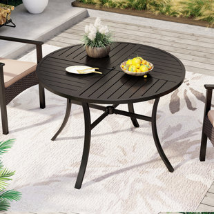 Round Patio Tables You'll Love | Wayfair