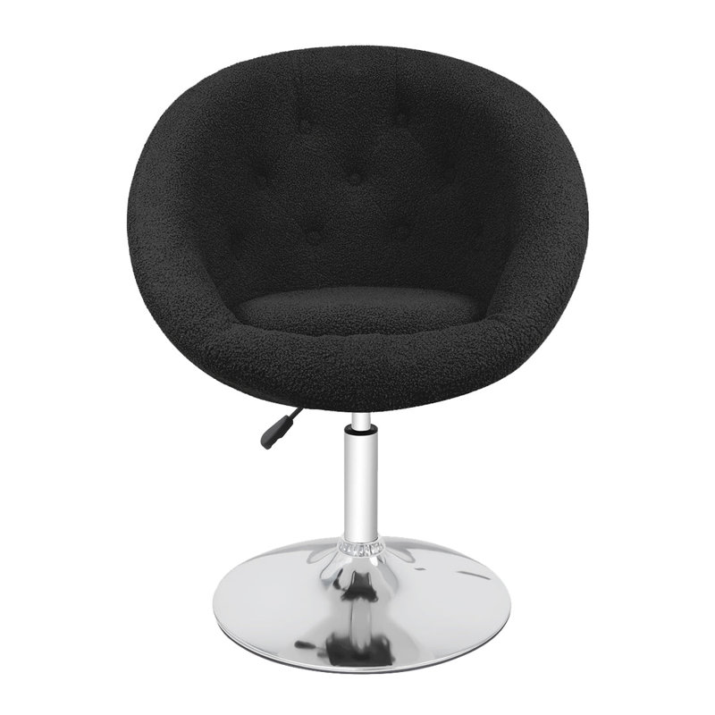 Mercer41 Antoinette Contemporary Vanity Chair with 360 Degree Swivel ...