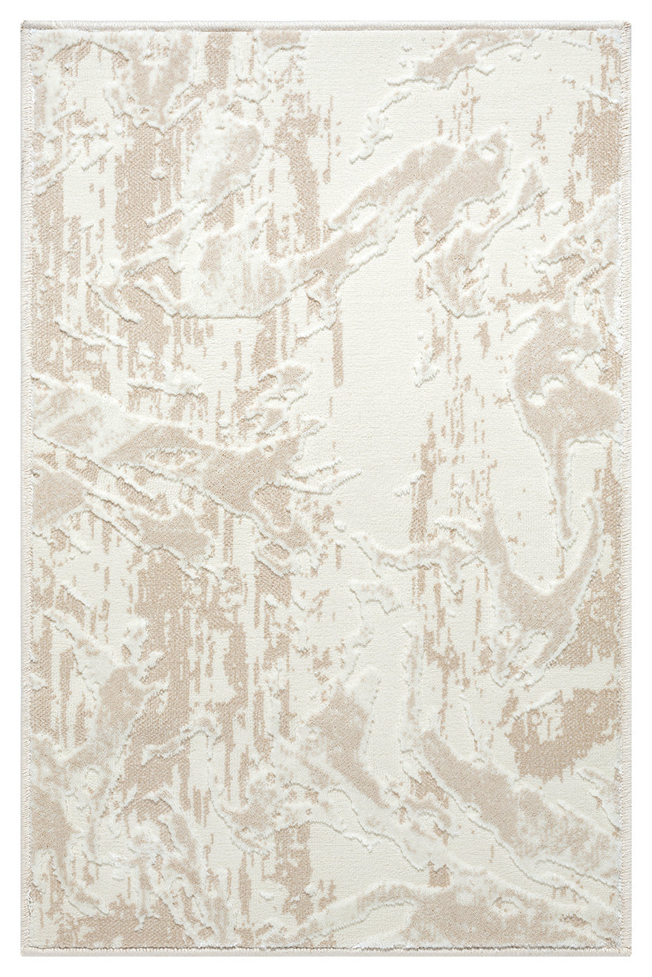 Wrought Studio Abani Rugs Cream Beige Abstract Wavy Area Rug - Wayfair ...