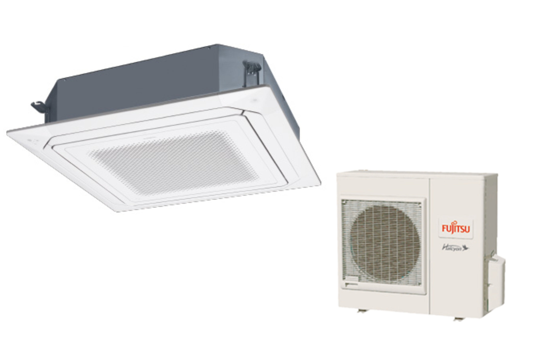 Fujitsu 24rglx, Rglx Series Large Ceiling Cassettes Ductless Heat Pump ...