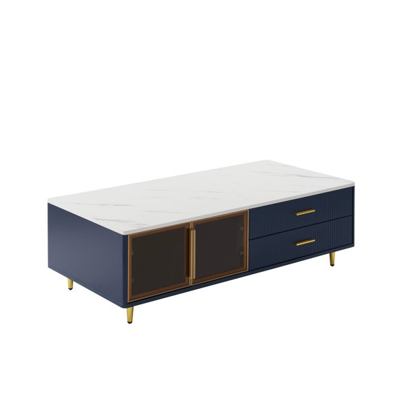 Mercer41 Modern Coffee Table With Innovative Storage And Lighting | Wayfair