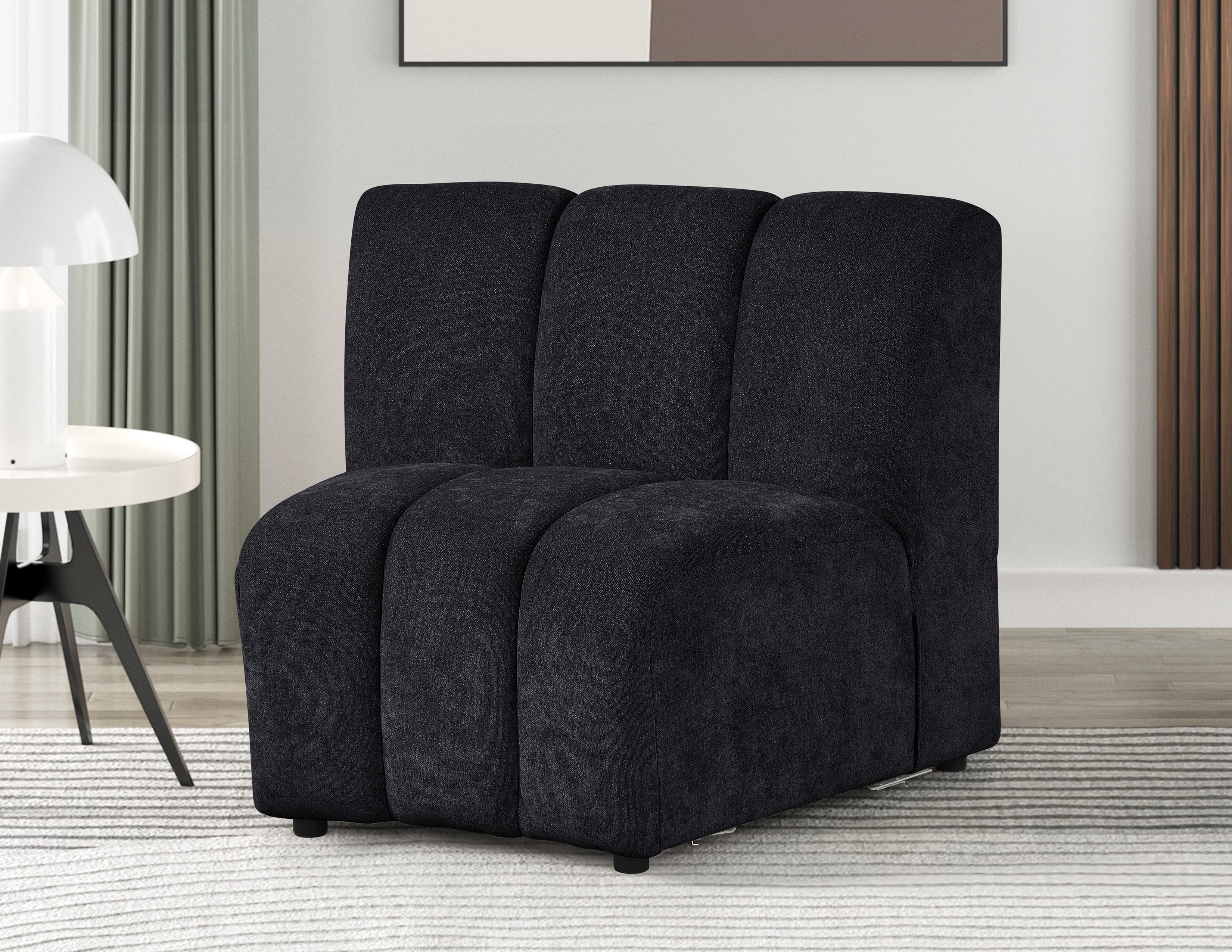 Latitude Run® Myriad Channel Tufting Modular Armless Chair - Wayfair Canada