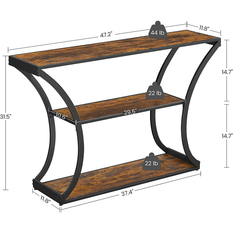 17 Stories Keellieh 47.2'' Console Table & Reviews | Wayfair