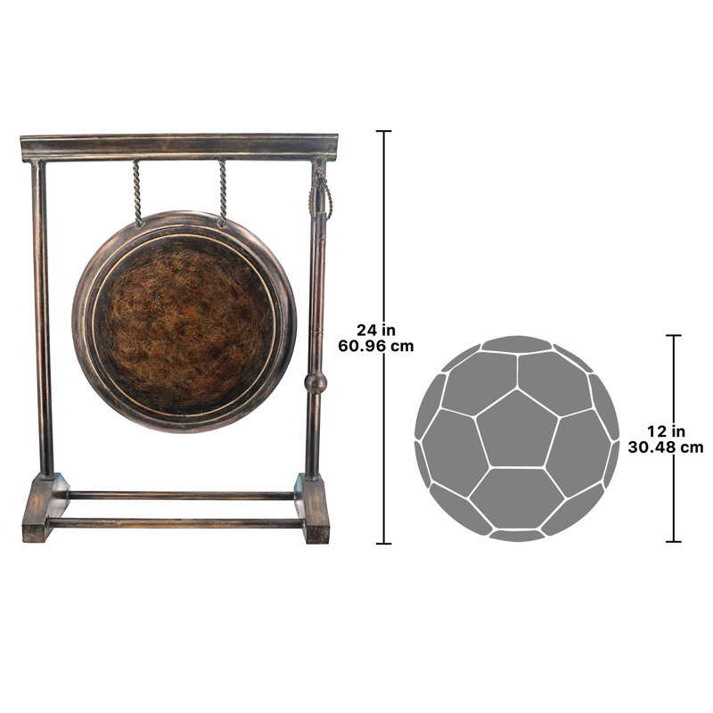 Design Toscano Sheng Kwong Decorative Metal Gong & Reviews | Wayfair