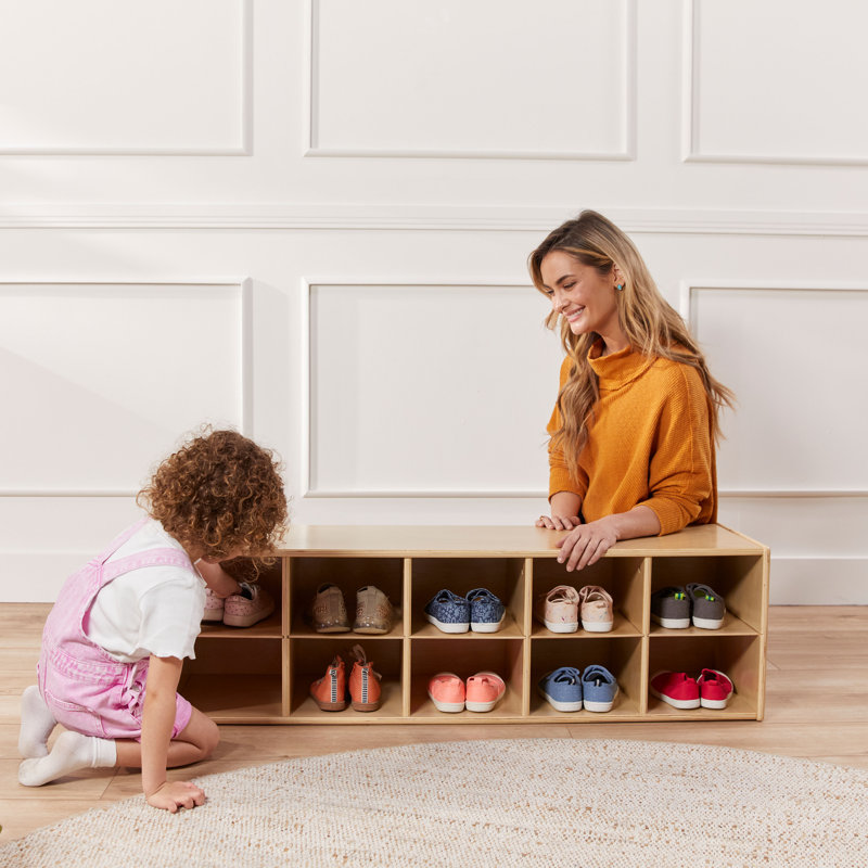 ECR4Kids Streamline 10 Cubby Tray Storage Cabinet, 2x5 | Wayfair