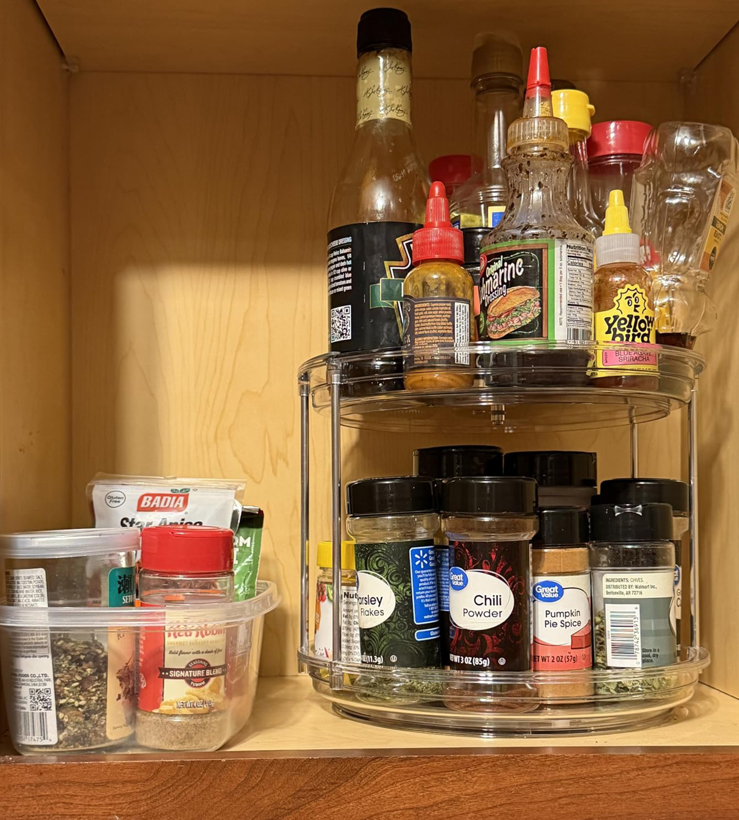 Rebrilliant 2-Tier Acrylic & Metal Lazy Susan Organizer – Smooth-Spin ...