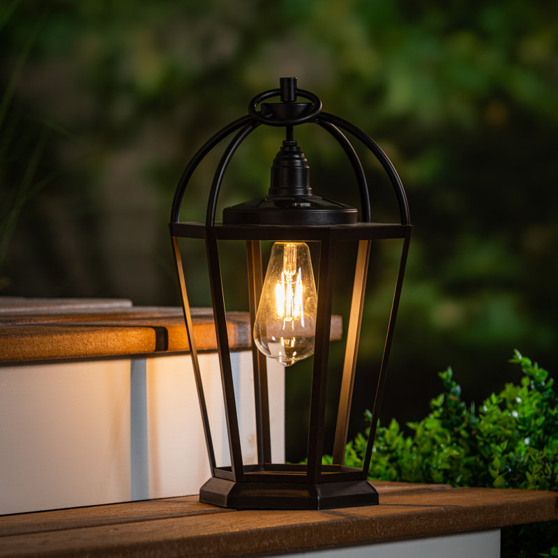 Evergreen Enterprises, Inc 60" 3 in 1 Solar LED Outdoor Edison Floor ...