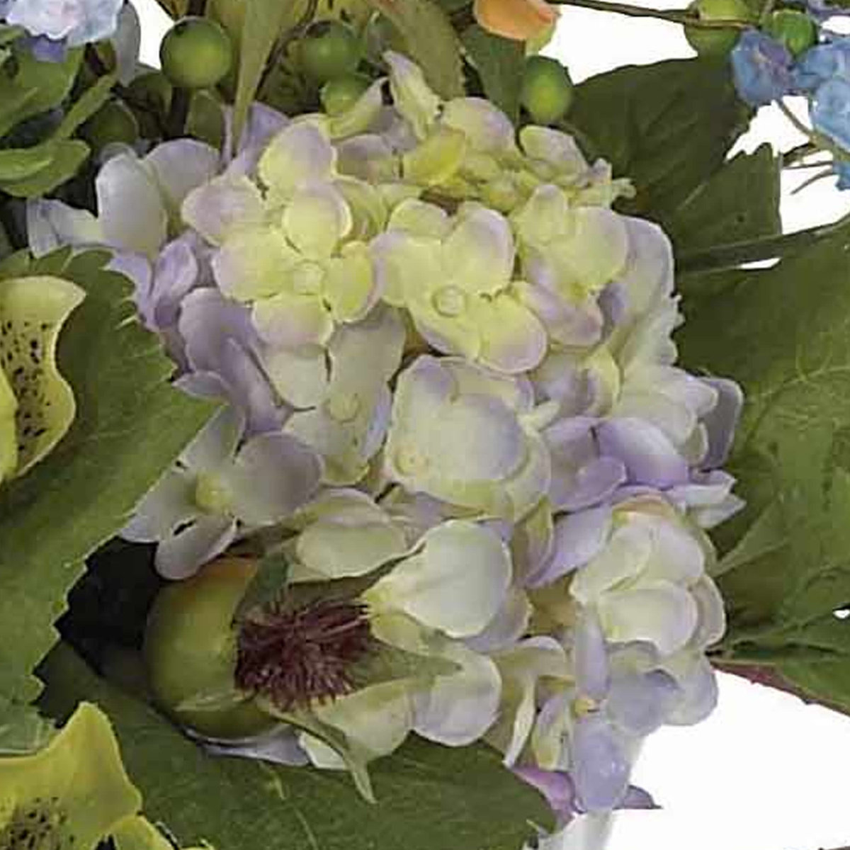 Charlton Home® Hydrangea Centerpiece in Planter & Reviews | Wayfair