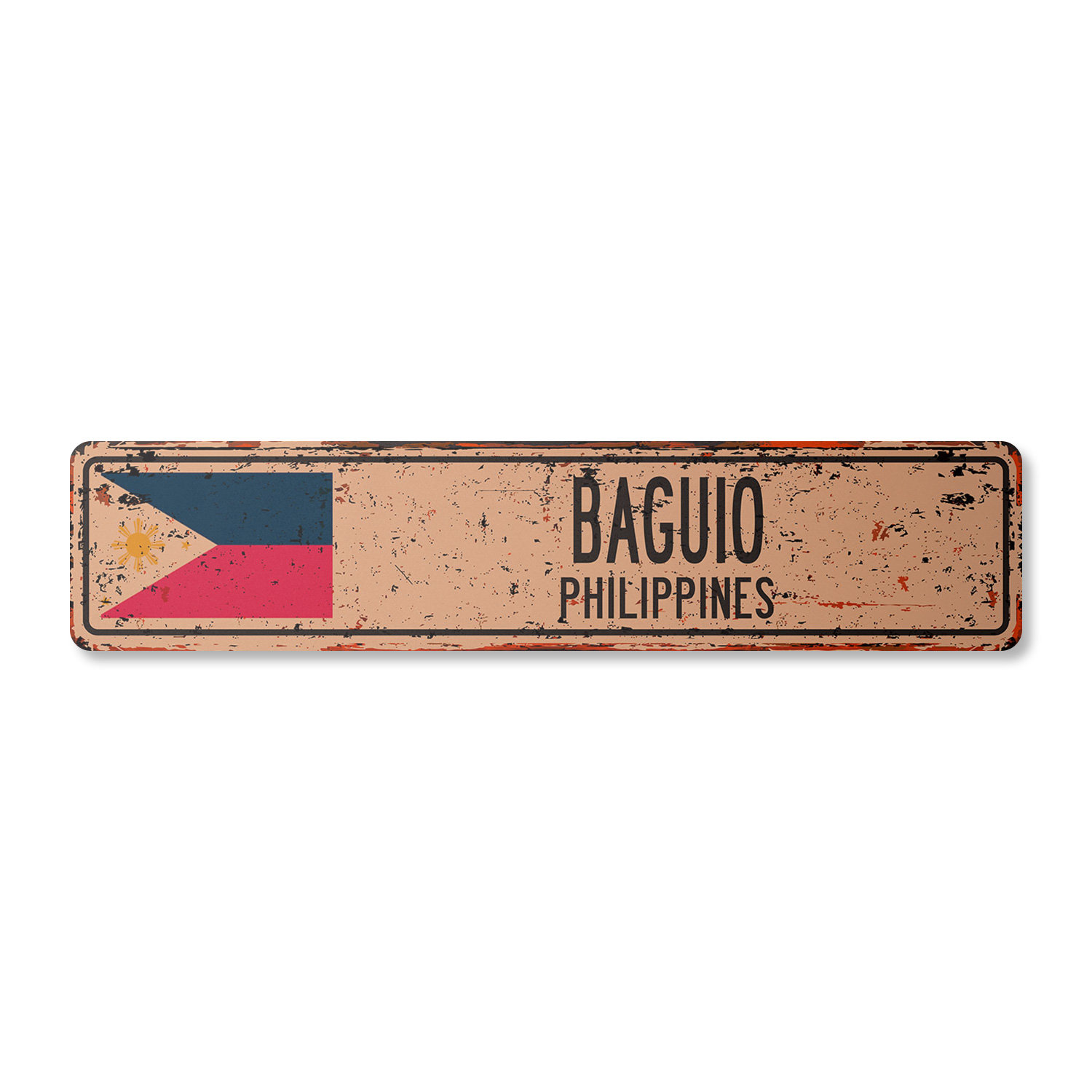 SignMission Baguio Philippines Aluminum Street Sign | Wayfair