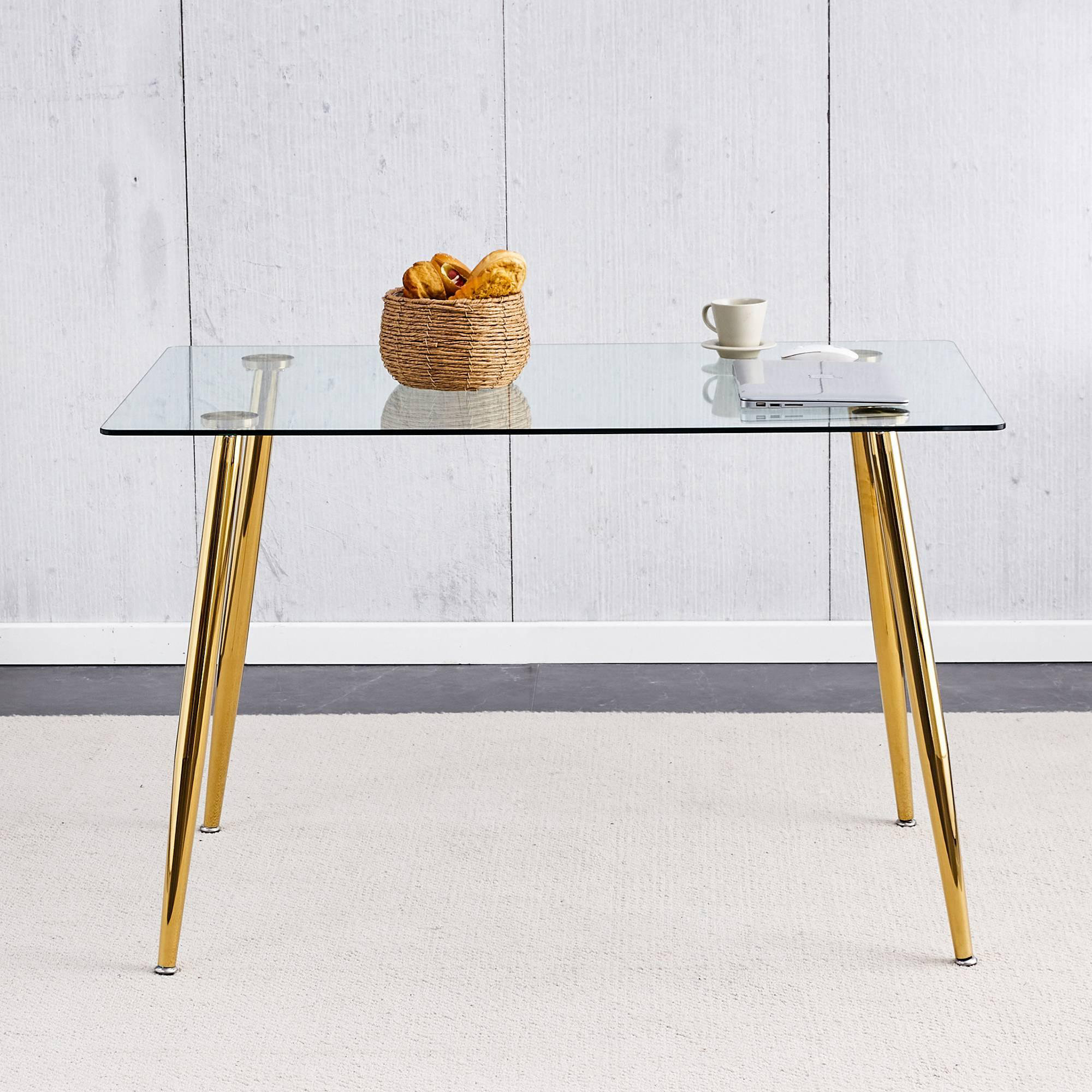 Wrought Studio™ Modern Minimalist Design Rectangular Dining Table | Wayfair