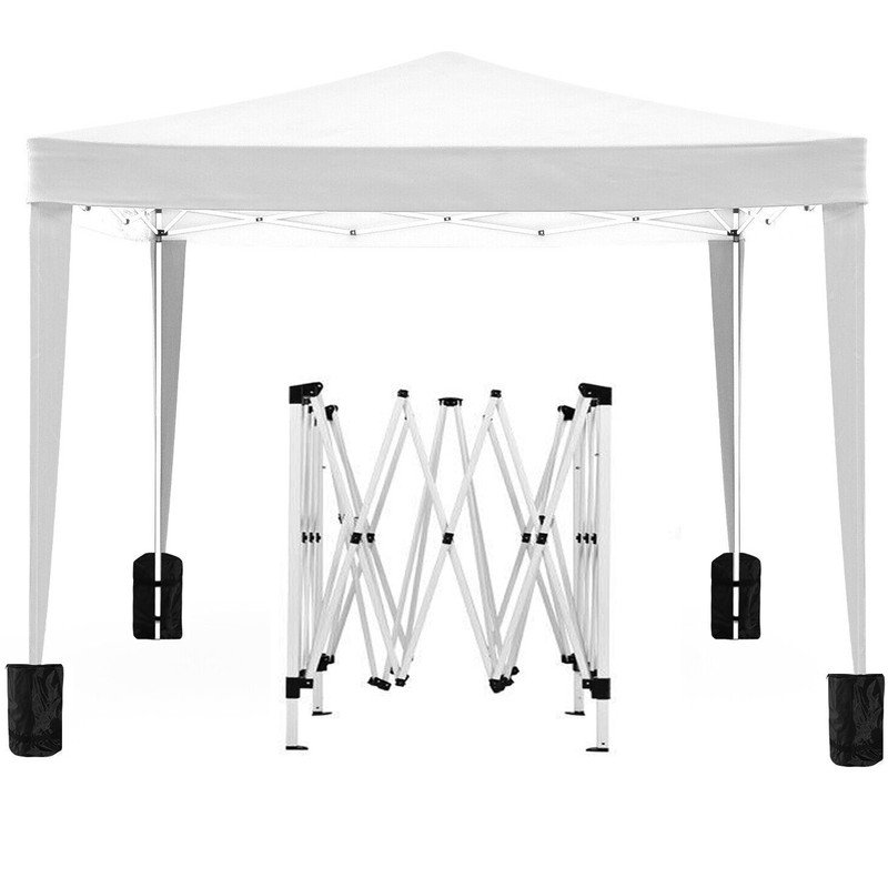 UTOP Furniture Folding Canopy with 4 Removable Sidewalls, Portable Pop ...