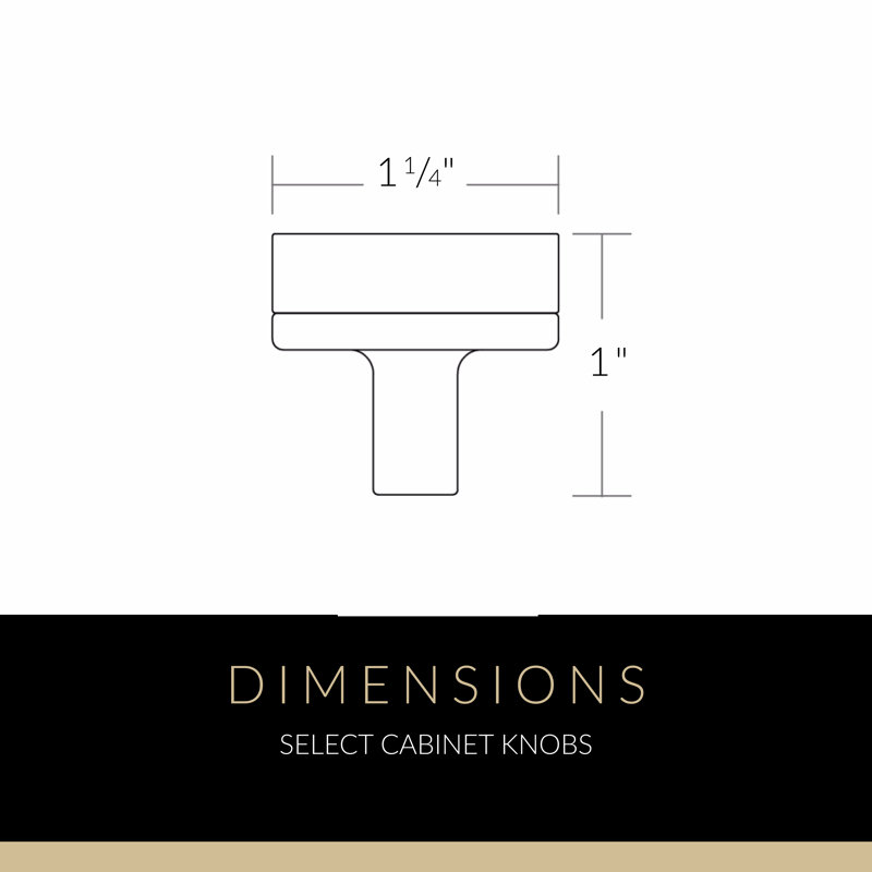 Emtek Select Cabinet Knob 1-1/4", Conical Stem & Knurled Knob & Reviews ...