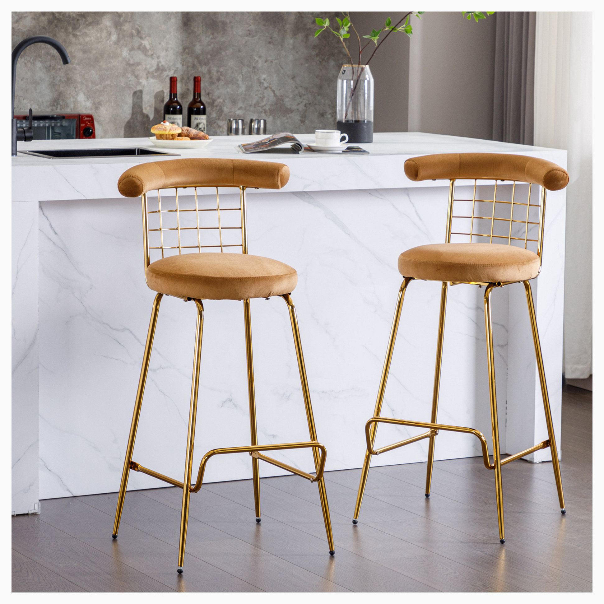 Everly Quinn Dawley 32" Bar Stool & Reviews | Wayfair