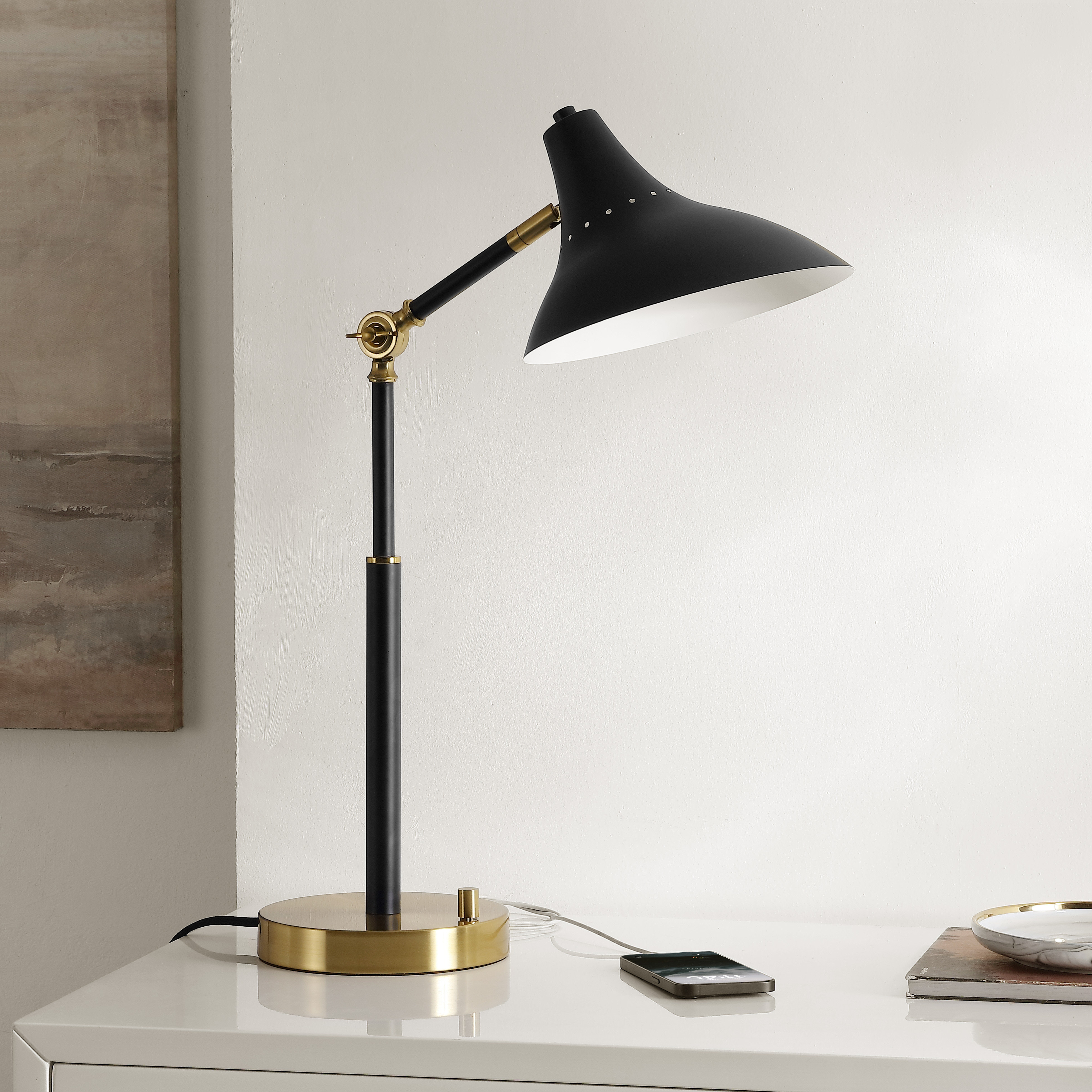 Mercer41 Motilal Metal USB Desk Lamp | Wayfair