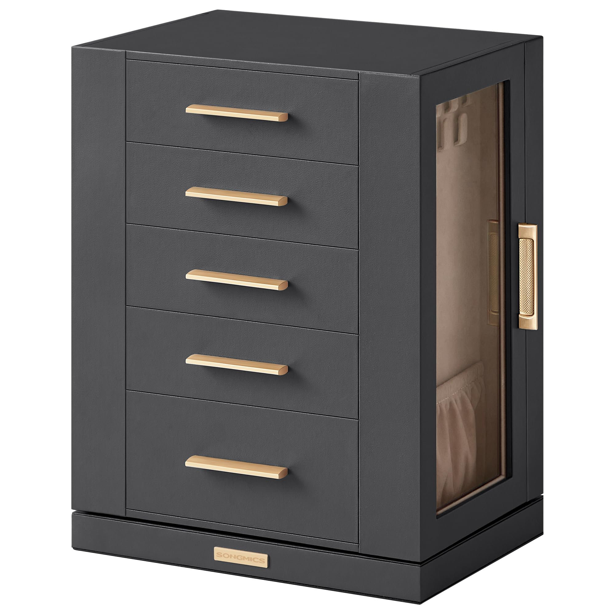 PALEYI 360° Rotating Vertical Jewellery Storage - Wayfair Canada