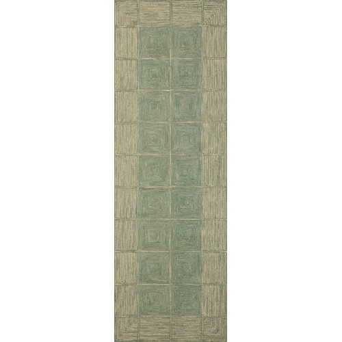Chris Loves Julia x Loloi Francis Collection FRA-02 Green / Natural ...