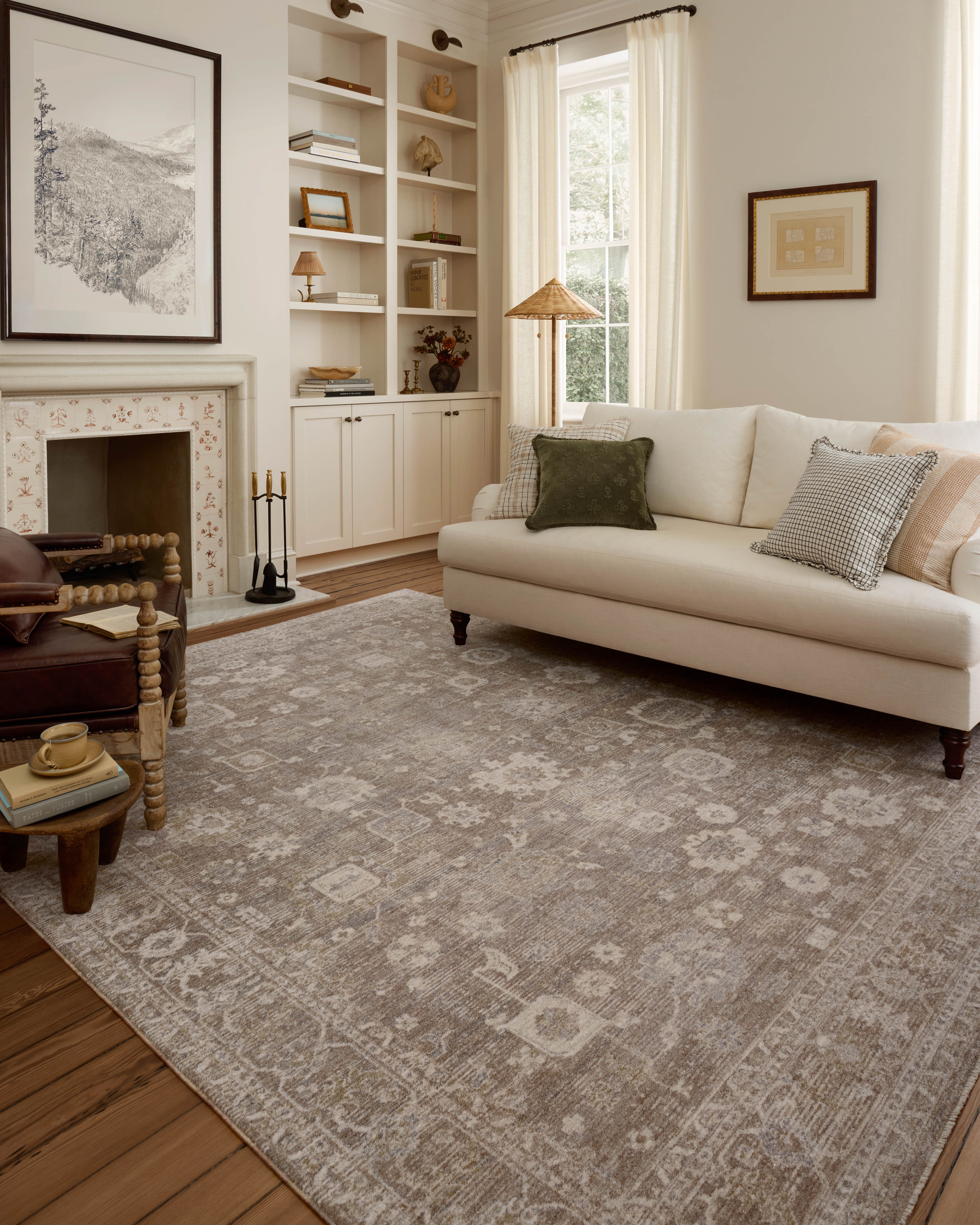 Chris Loves Julia x Loloi Louisa Taupe / Ivory Area Rug & Reviews ...