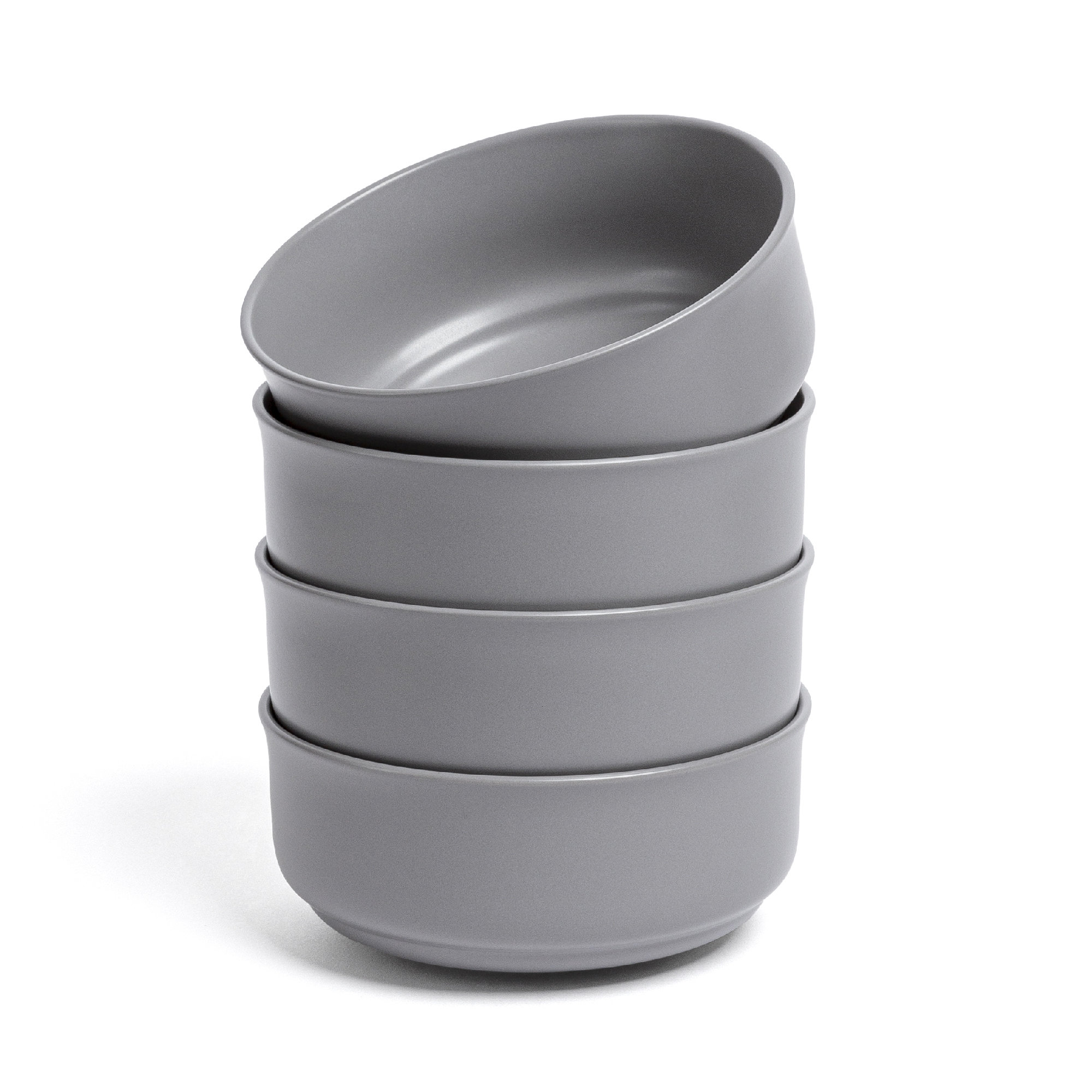 over&back Rimmed 26oz Hand-Finished Stoneware Cereal Bowls & Reviews ...