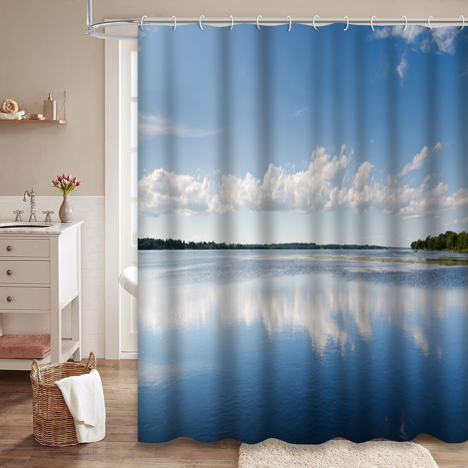 Lake Shower Curtain