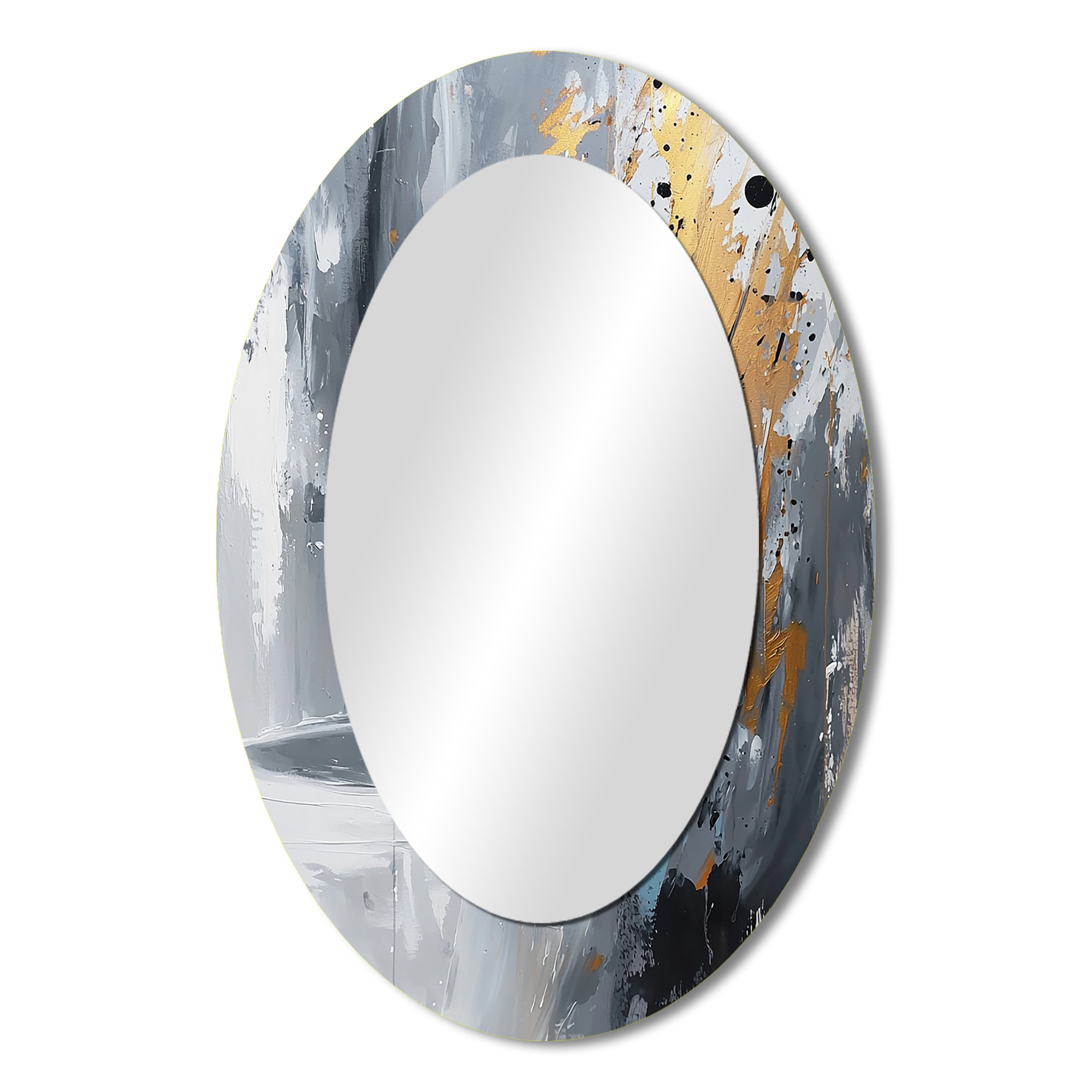 Mercer41 Gold Cheetahs Quick Call Accented With Grey II - Large Oval ...