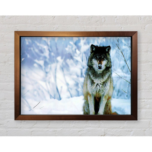 Alpen Home Lonsome Wolf - Single Picture Frame Print | Wayfair.co.uk