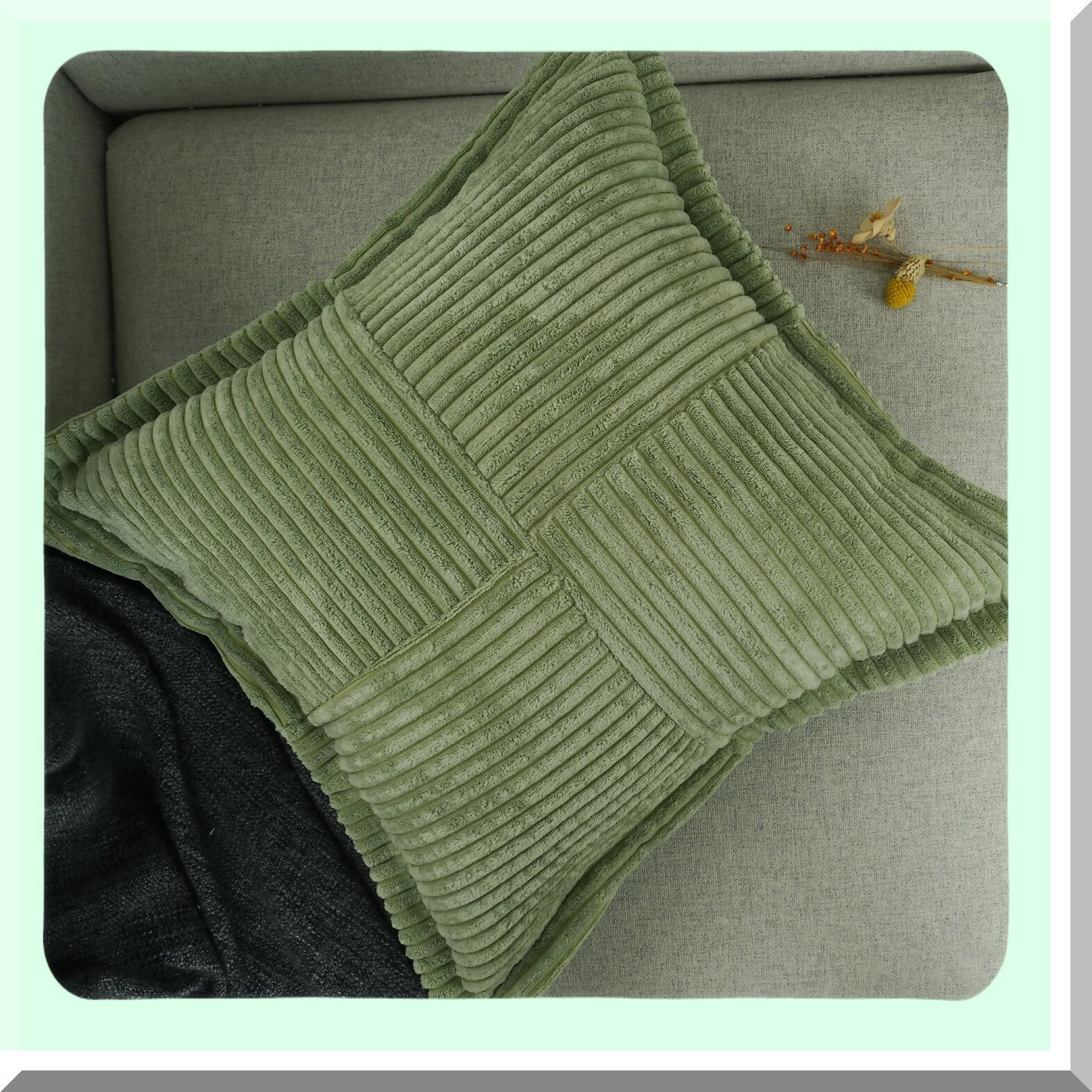 BRBCA Boho Stripe Pillow Covers Set - Super Soft Splicing Decorative ...