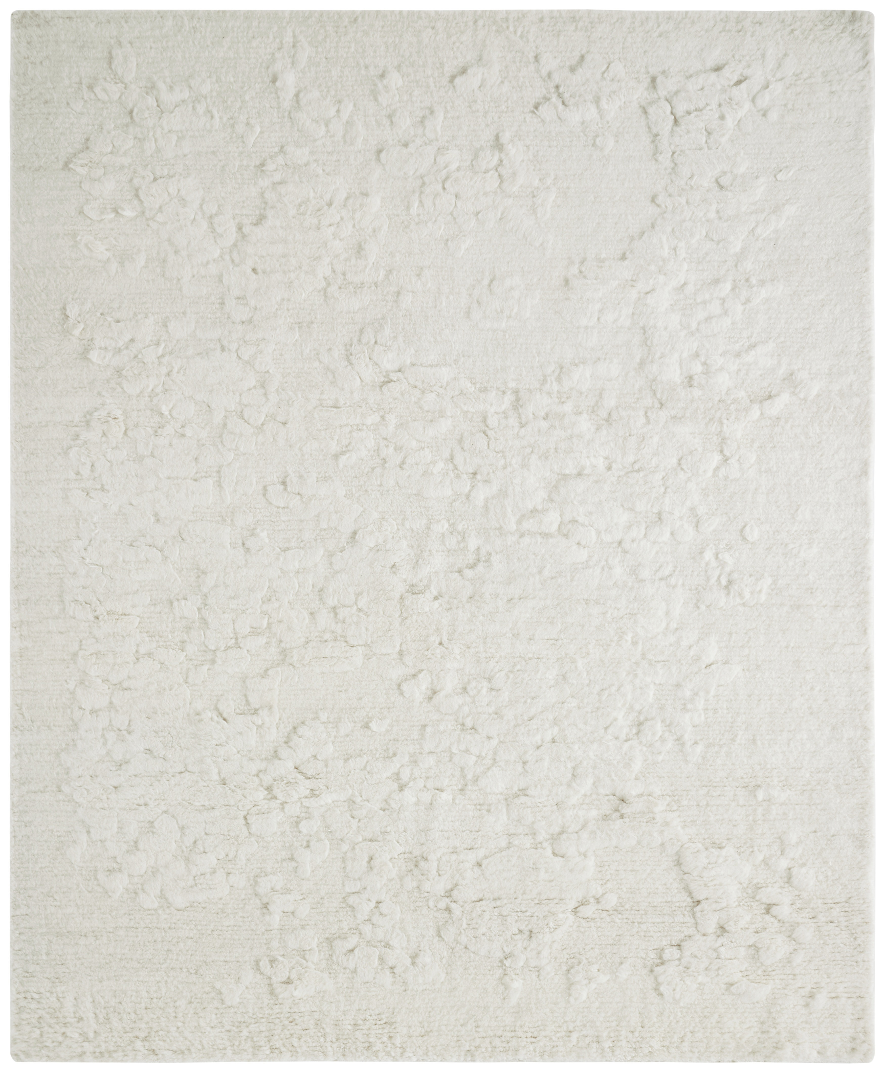 Madison Couture Rugs Hand Knotted Wool Area Rug in White/Cream | Perigold