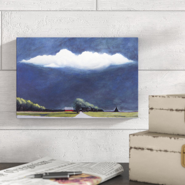 Blue Elephant Going to Sag Harbor by Steven Romm - Wrapped Canvas ...