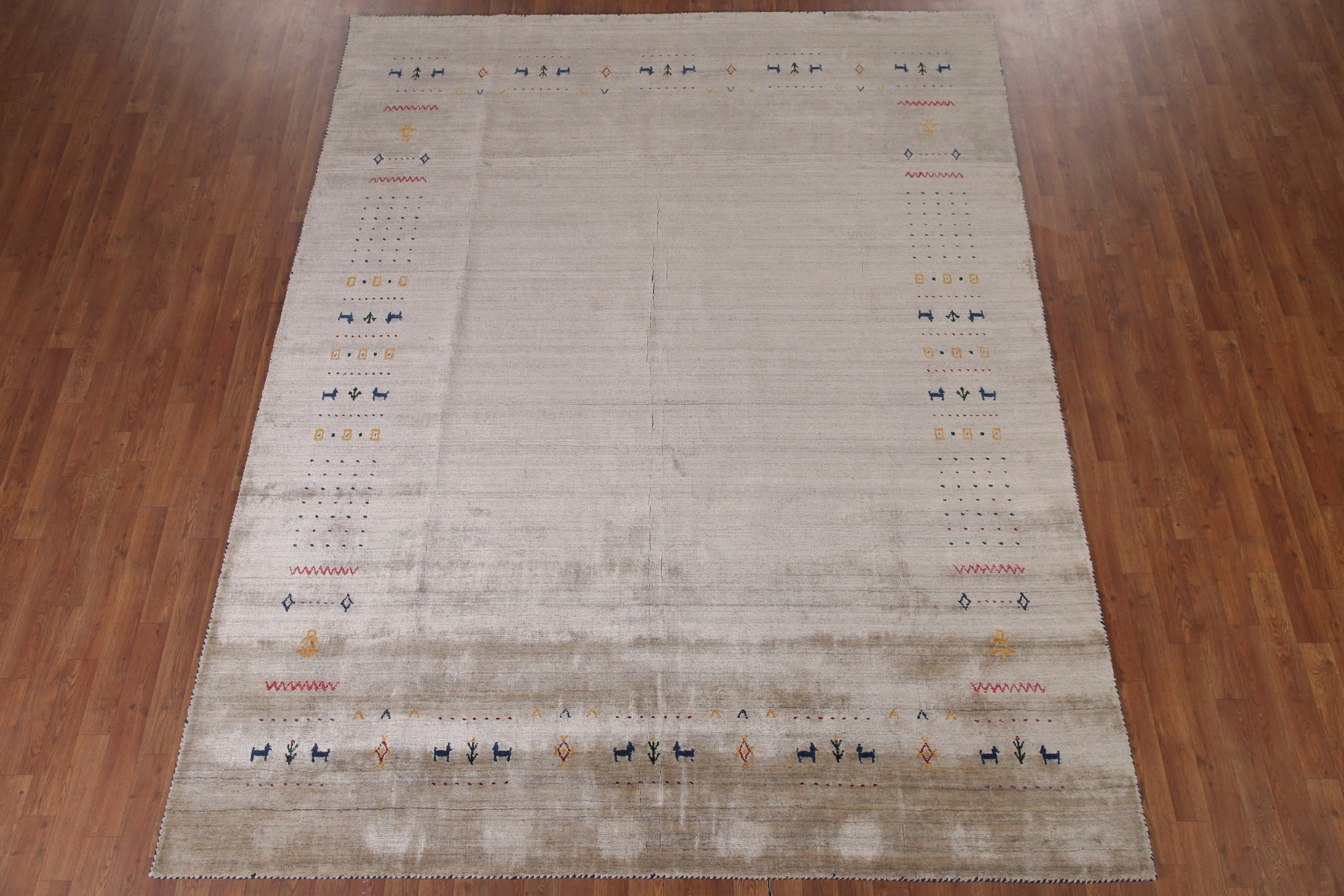 Dakota Fields Tribal Gabbeh Oriental Area Rug 8x10 | Wayfair