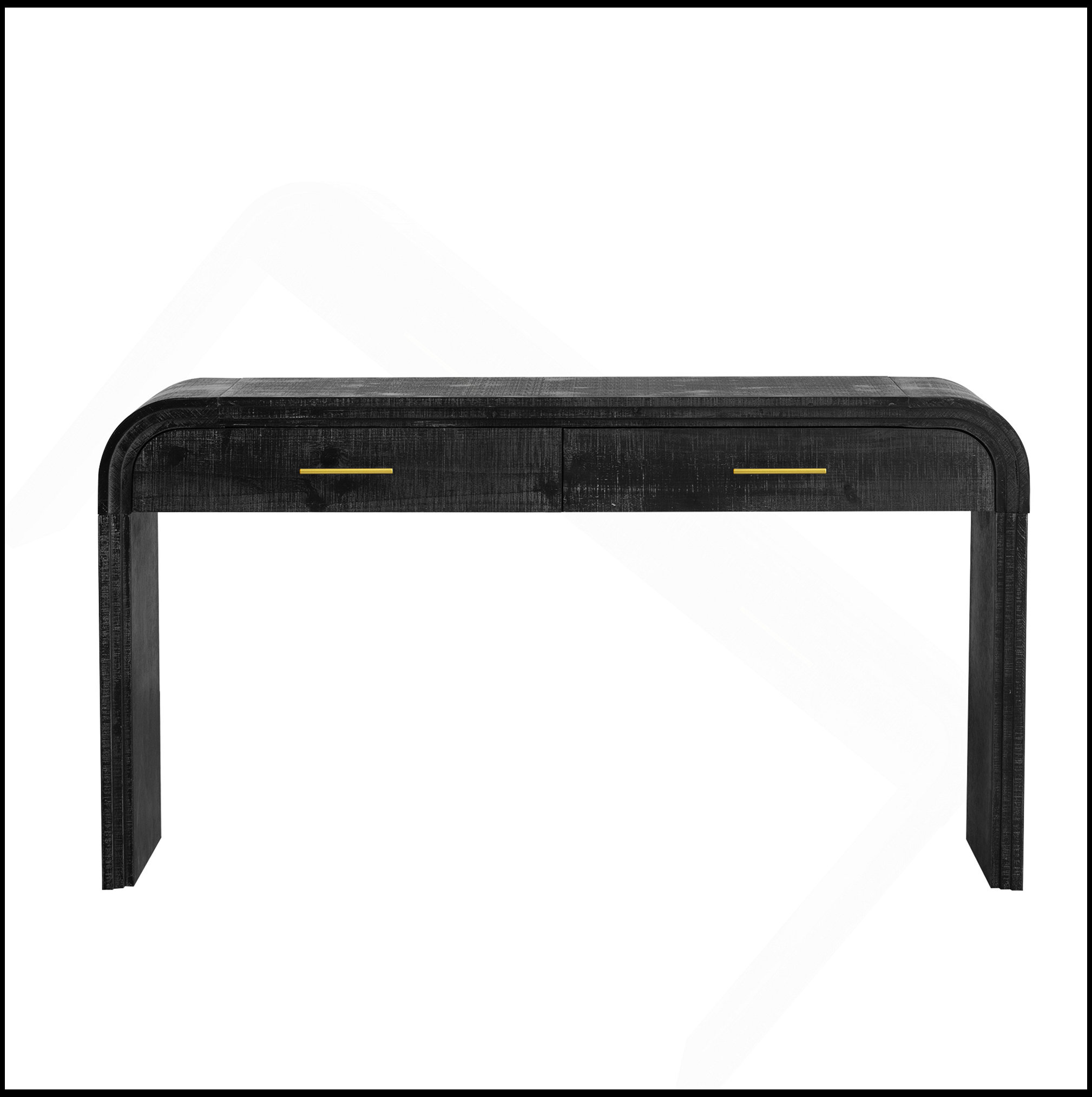 Ophelia & Co. Unique Retro Silhouette Console Table With Open Style ...