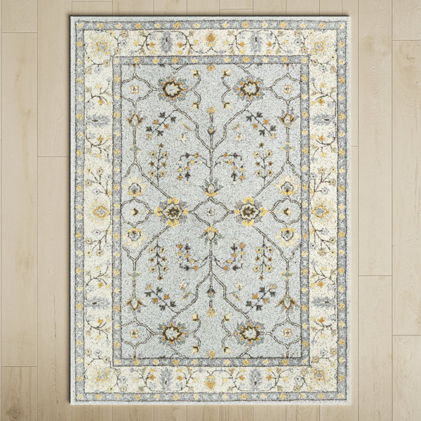 Birch Lane™ Bernard Handmade Wool Light Gray/Beige Rug & Reviews | Wayfair